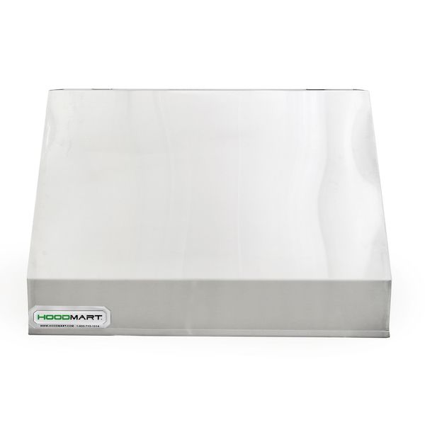 Outdoor Exhaust Hood and Fan Package 10ft X 36in Commercial Wall Mount