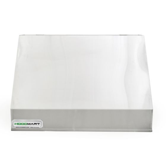 Outdoor Exhaust Hood and Fan Package 8ft X 36in Commercial Wall Mount