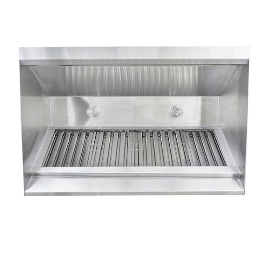 Kitchen Low Ceiling Sloped Front Exhaust Hood System package 4ft X 48in