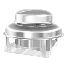 Direct Drive Down blast Exhaust Fan 2500 CFM, 1075 RPM, 1PH w/6 AMP Var ...