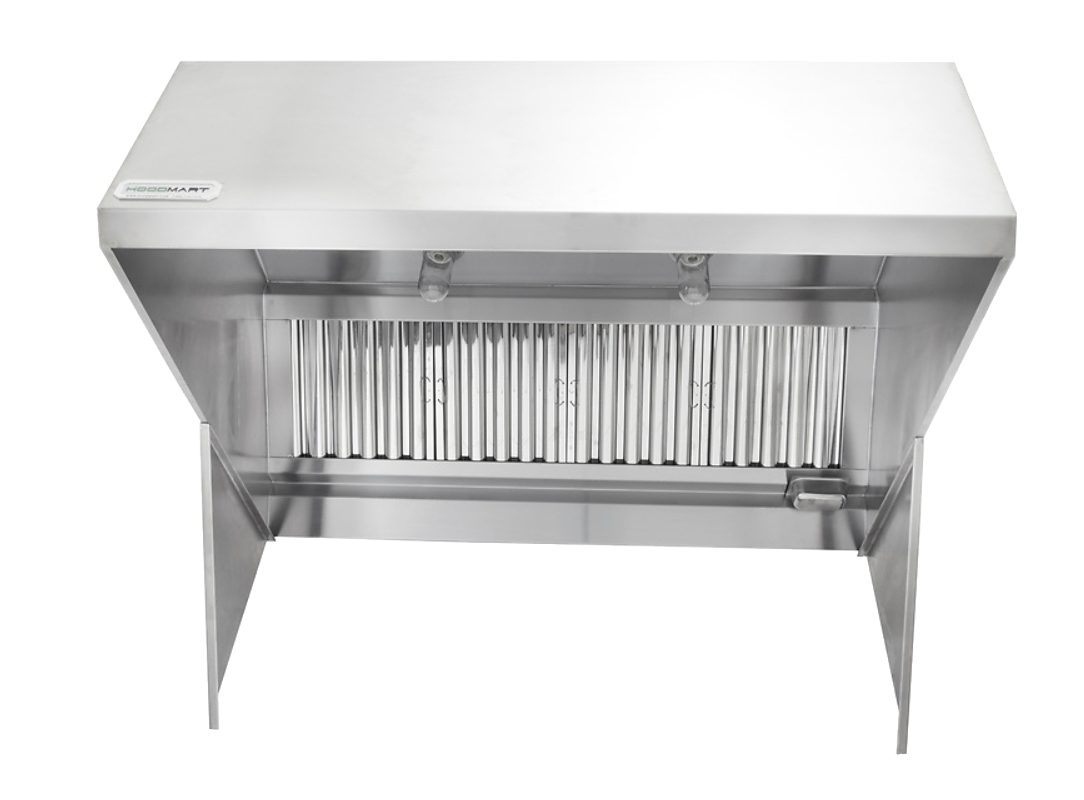 Restaurant Exhaust Hood and Fan System package 16ft X 48in