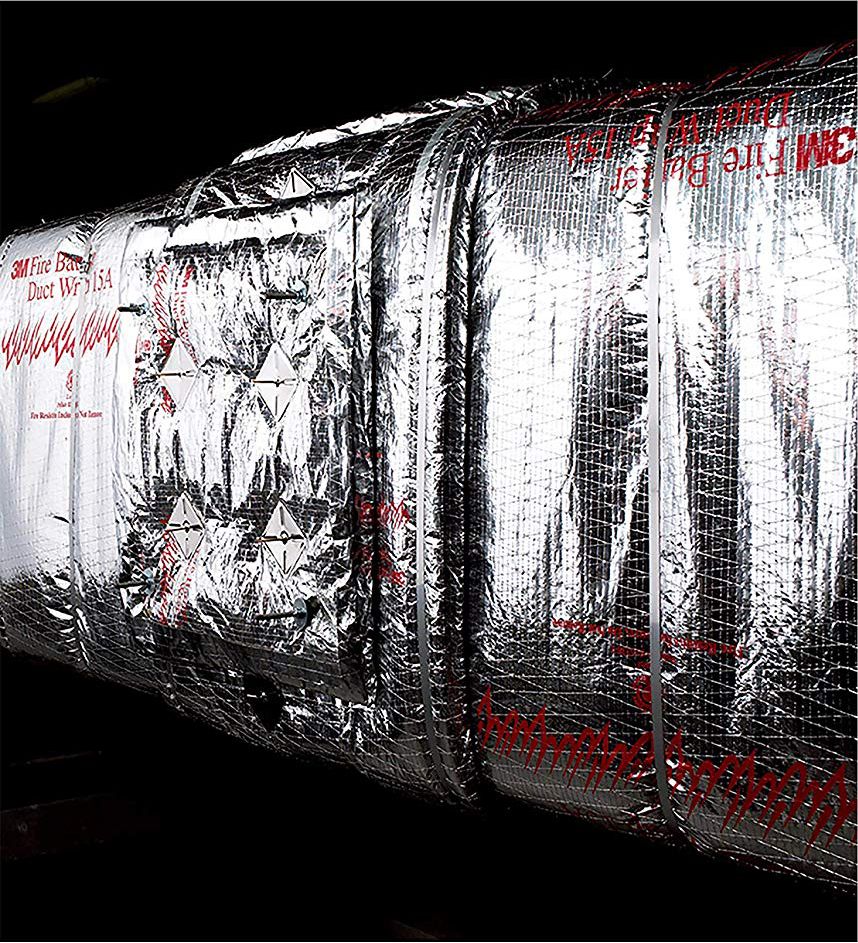 3M Fire Barrier Duct Wrap 615+, 24 in x 25 ft Roll- QTY 1 Box