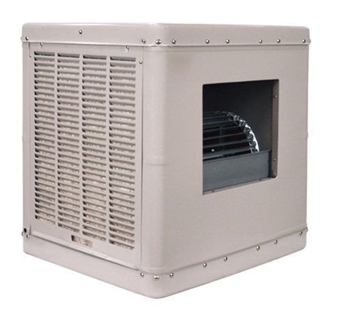 7500SD SIDE DRAFT EVAPORATIVE SWAMP COOLER,, 3/4HP, 19'-20' HOODS
