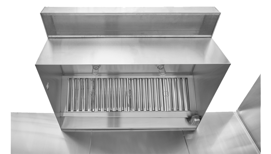 HoodMart Restaurant Hood System w/ PSP Makeup-Air