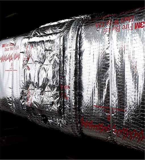 3M Fire Barrier Duct Wrap 615+, 24 in x 25 ft Roll- QTY 1 Box